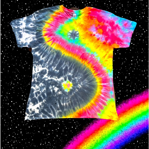 Shirts | Vintage Rainbow Yin Yang Tie Dye | Poshmark